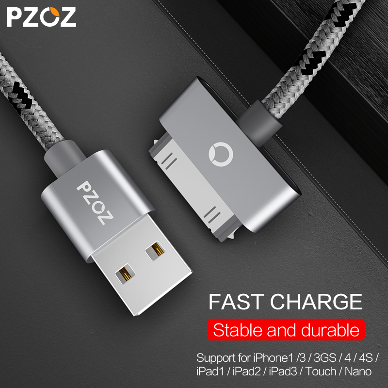 Charger Cable PZOZ for iphone 4 cable 30 pin fast charger usb for apple ...