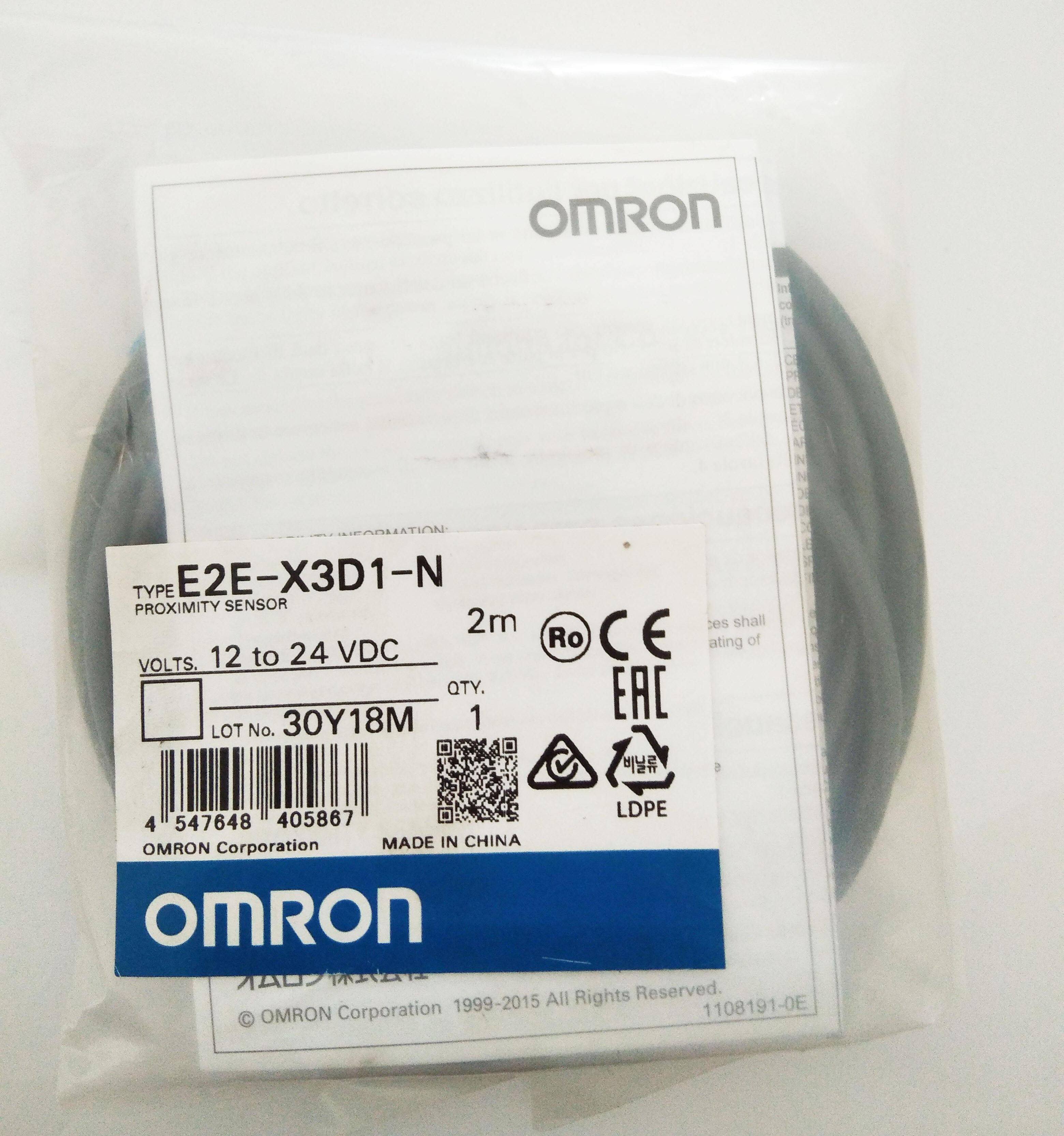 Omron E2E-X3D1-N . Proximity Sensor 2M | Lazada.co.th