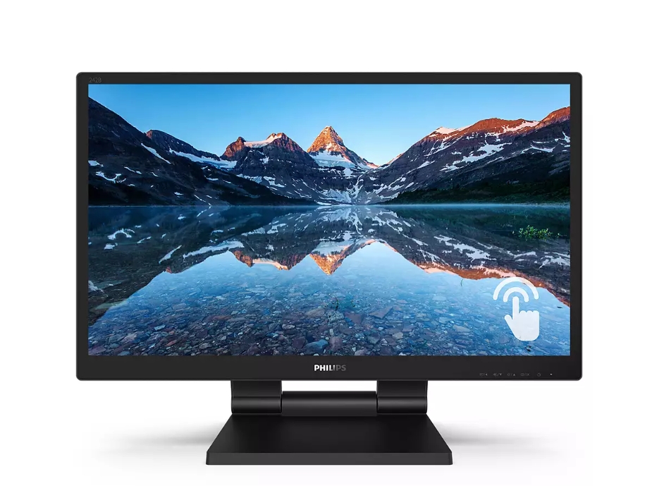 Philips 242B9T - 24 Inch Touch Monitor, Height-Adjustable (1920 x 1080 ...