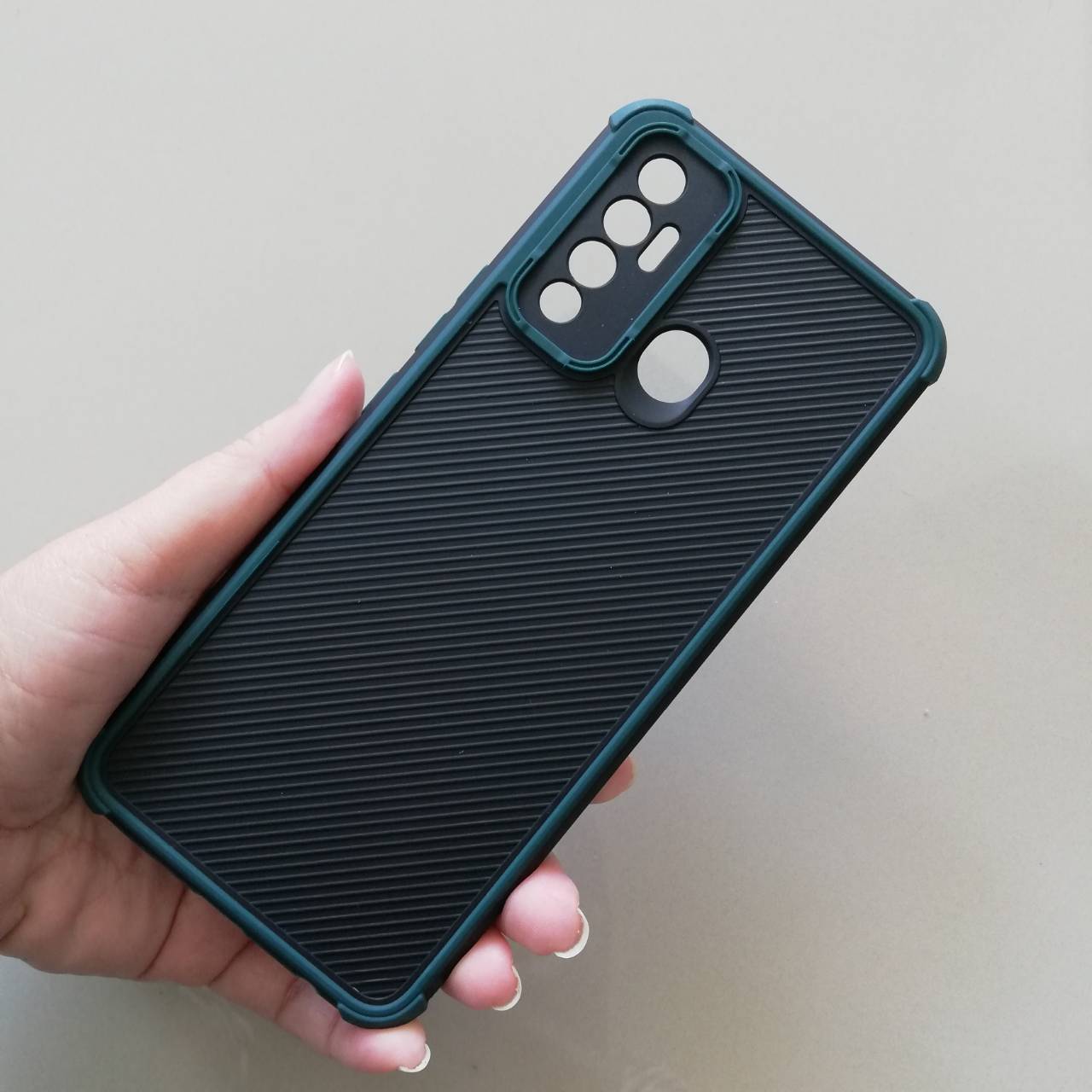 Case TECNo SPARK7P/ SPARK7Pro/ SPARK7 เคสหลังแข็งลายแคฟล่า ขอบนิ่ม เคส ...