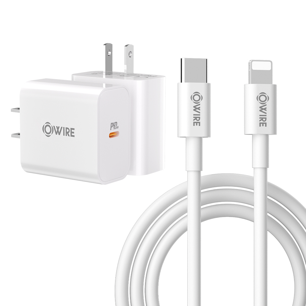 PD 20WOWIRE สายชาร์จ iPhone 20W USB C Charger PD Fast Charger หัวชาร์จ ...