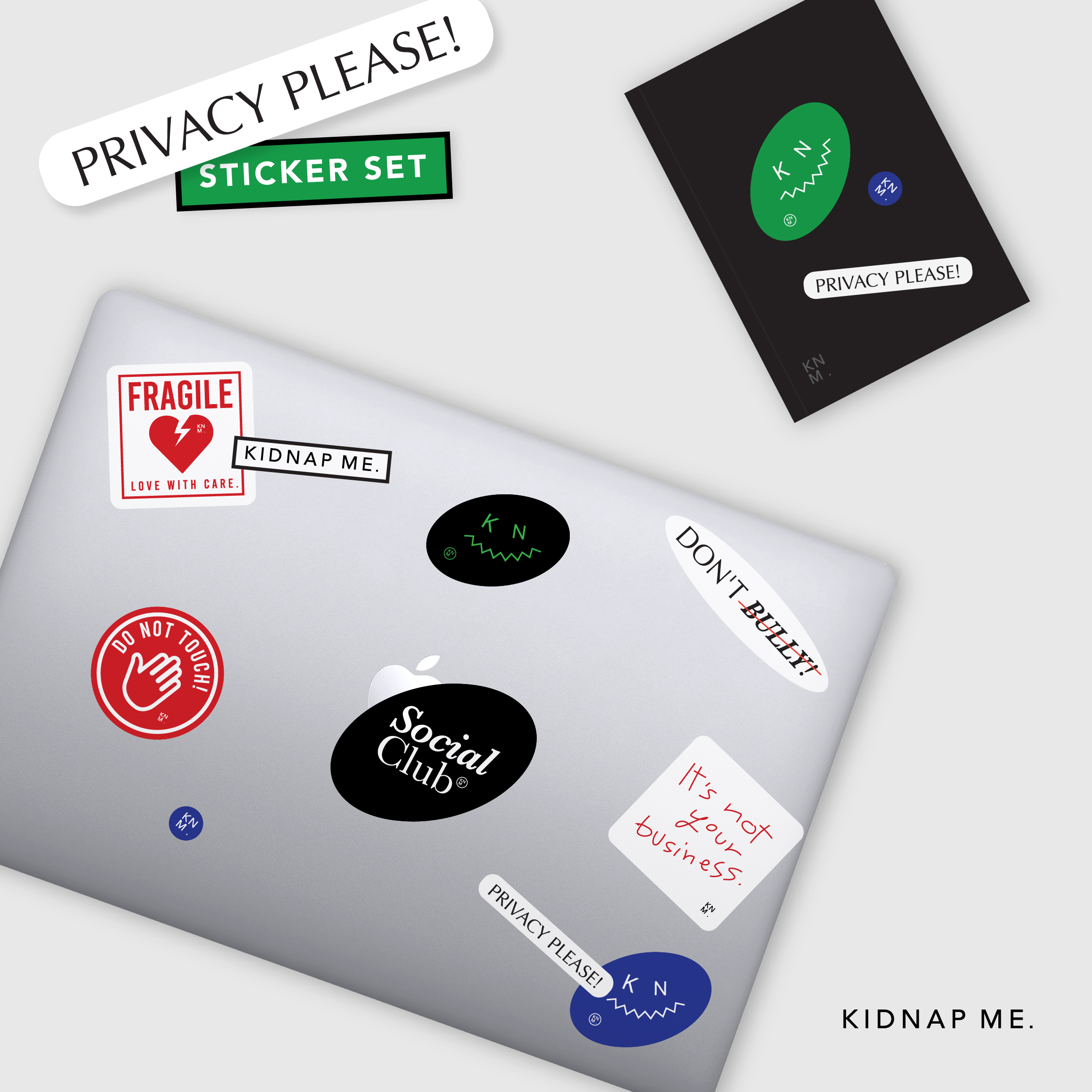 สติ๊กเกอร์ Privacy Please Sticker Set KIDNAP ME. - KIDNAP ME. - ThaiPick