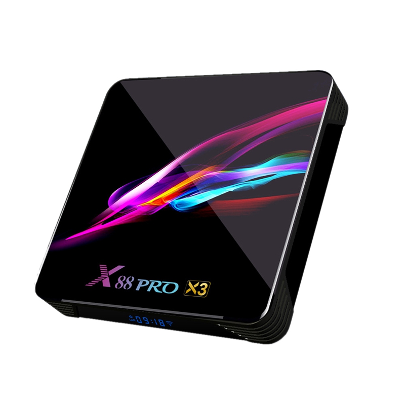 X88 PRO X3 Smart TV Box Android 9.0 Amlogic S905X3 Set Top Box 4K@60Fps ...