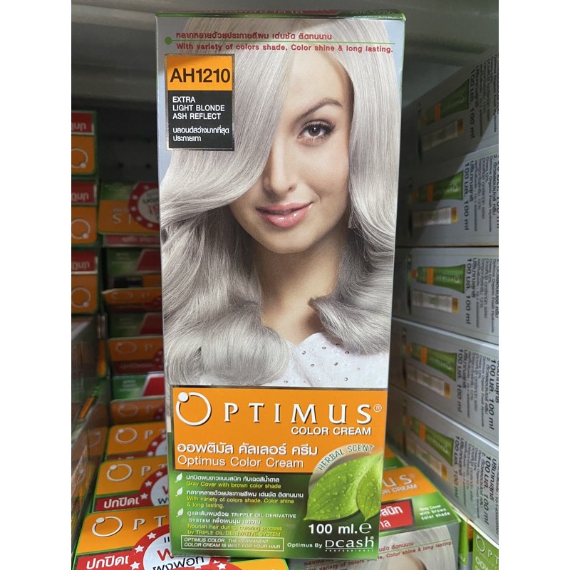 Dcash Optimus color Cream ออพติมัส คัลเลอร์ ครีมเปลี่ยนสีผม 100มล โทน ...