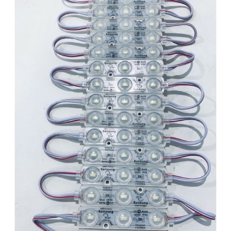 โมดูลแผงละ20ชิ้น Samsung ชิป SMD 5630 แสงสีขาว 3 LED injection led ...