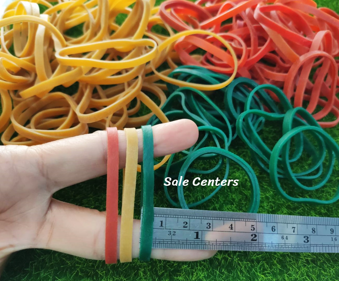 หนังยาง ยางรัดของ น้ำหนัก 500 กรัม จำนวนเส้นประมาณ 3200 เส้น ยาง ขนาด 1 ...