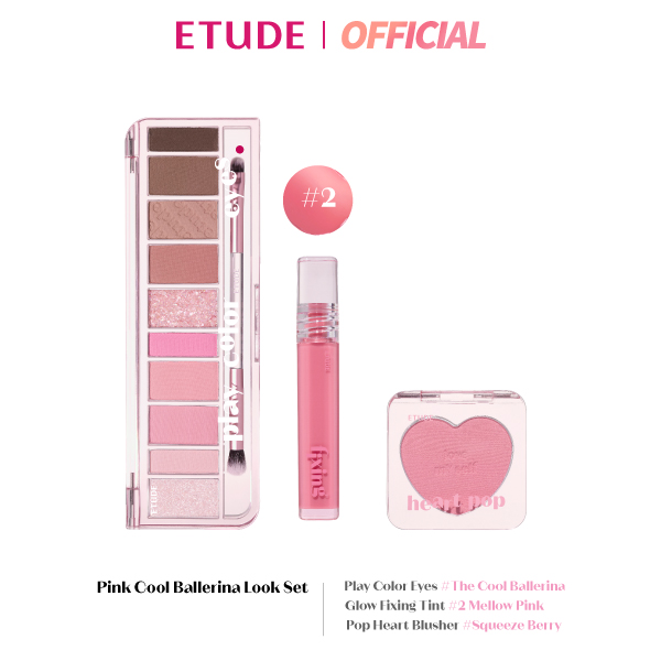 ETUDE (NEW) Pink Cool Ballerina Look SET MakeupPlaylist - Etude House ...