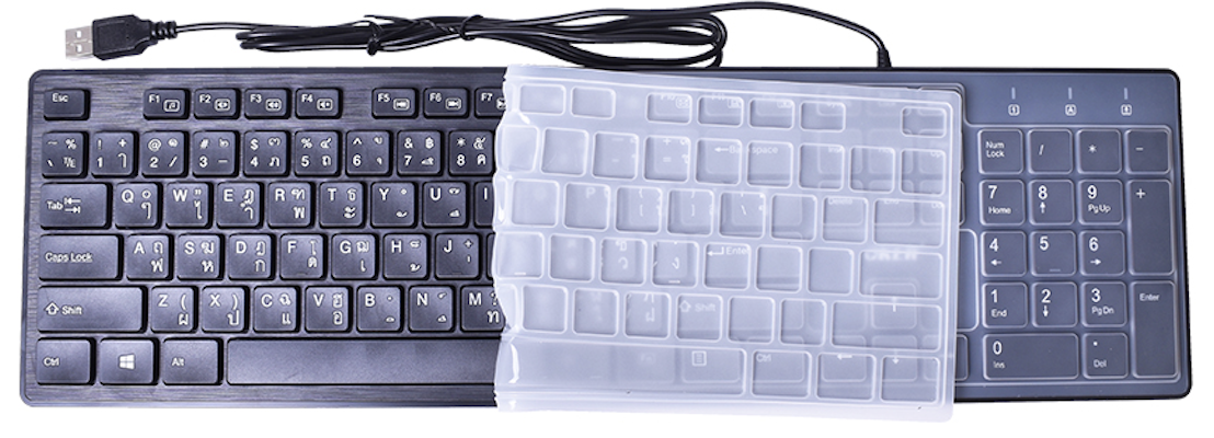🚀ส่งเร็ว🚀 Oker Keyboard KB-518 พร้อมซิลิโคนกันฝุ่น คีย์บอร์ด ใหม่ของแท้ ...
