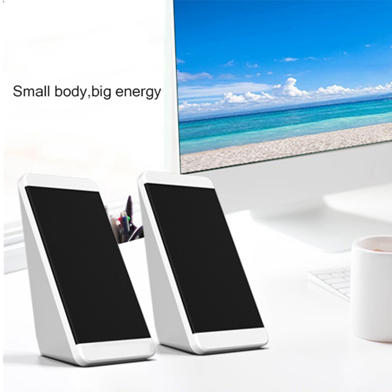 EZEEY 2PCS USB Wired Computer Speakers PC Elevation Angle Horns for ...