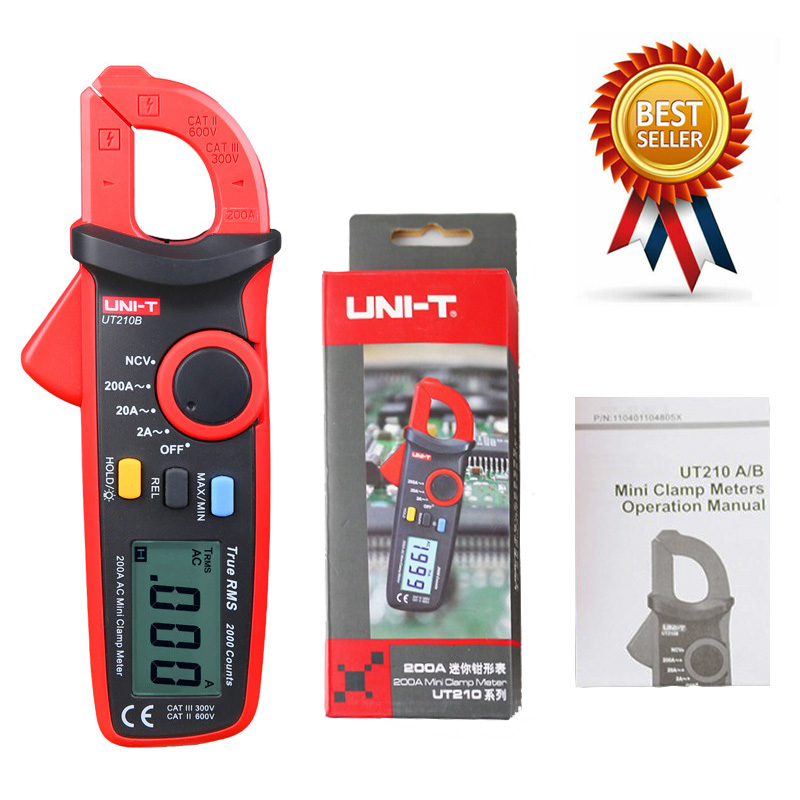 UNI-T UT210A UT210B UT210C UT210D UT210E Digital Clamp Meter Ture ...