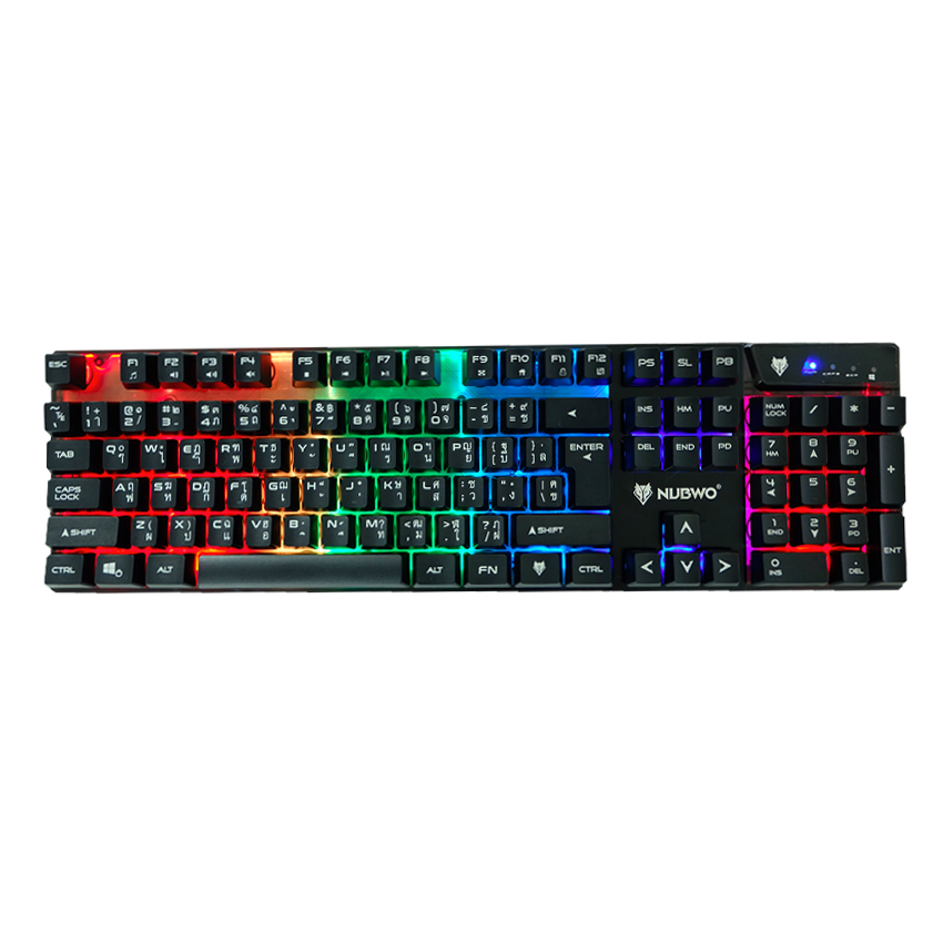 NUBWO NK-18 Savage คีย์บอร์ดเกมมิ่ง Rubber Dome switch Gaming Keyboard ...