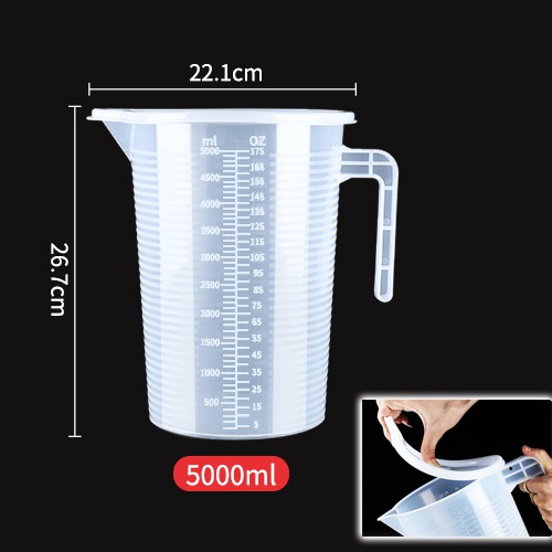 ถ้วยตวงพลาสติกใส Size ใหญ่ ขนาด 10002000 ML และ 5000 ML - cvhyushop ...
