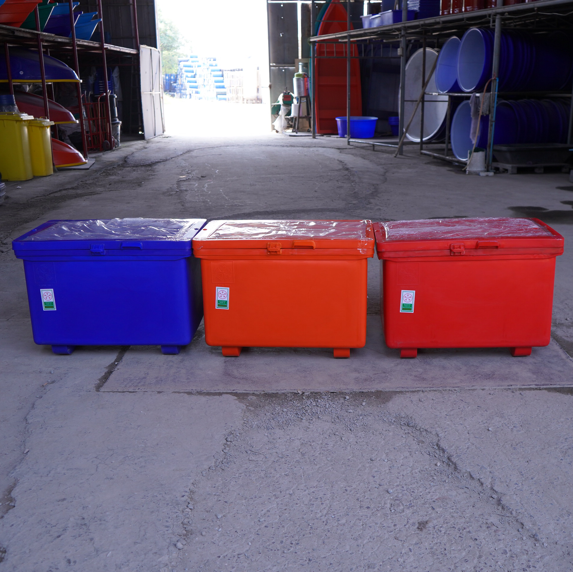 ถังแช่ ถังน้ําแข็ง ขนาด 200 ลิตร (Ice box 200L.) มีบานพับ เนื้อหนา เกรด ...