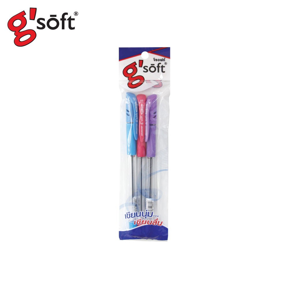 gsoft (จีซอฟท์) ปากกาลูกลื่นเจล gsoft Standard 0.5 รหัส gsoft- - Sakura ...