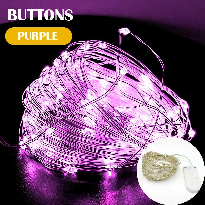 Waterproof Fairy Light CR2032 Battery Powered LED Mini Christmas Light ...