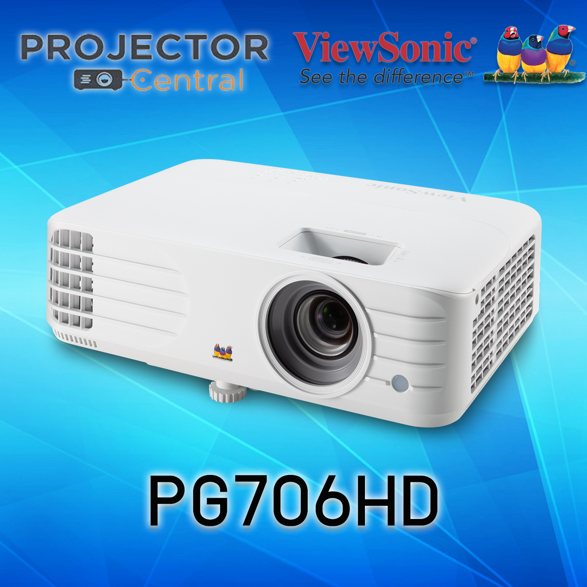 Viewsonic PG706HD DLP Projector : 4,000 Lumens Full HD 1080p with 1.1 ...