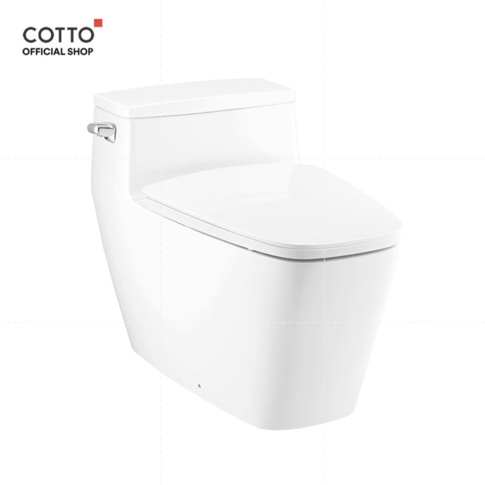 COTTO รุ่น C101907 Hercules Curve สุขภัณฑ์ชิ้นเดียวคุณภาพ รับประกัน 1 ...