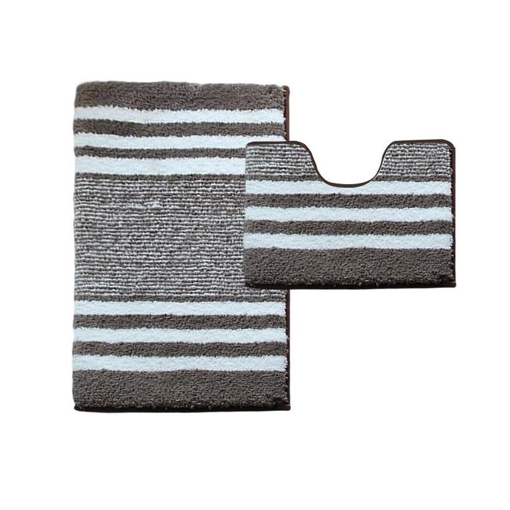 ANYHOME พรมPOLYESTER คู่50X80CM รุ่นBM2-4เทาอ่อน - ANYHOME OFFICIAL ...