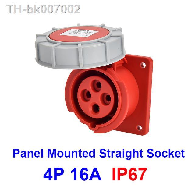 Ip67 Industrial Plug And Socket Electrical Connector 3pin 4pin 5pin 16a