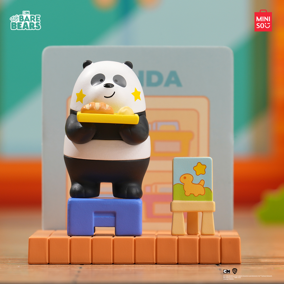 Miniso กล่องมหัศจรรย์ กล่องมหัศจรรย์โมเดล We Bare Bears Mini Fun ...
