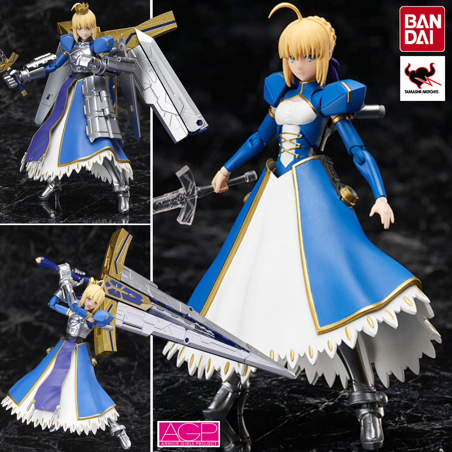 Model โมเดล ของแท้ 100% Bandai AGP Armor Girls Project จาก Fate Grand ...