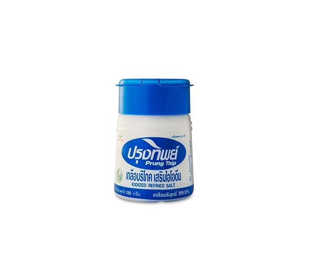 Prung Thip Iodized Table Salt 120 g .ปรุงทิพย์ เกลือบริโภคเสริมไอโอดีน ...
