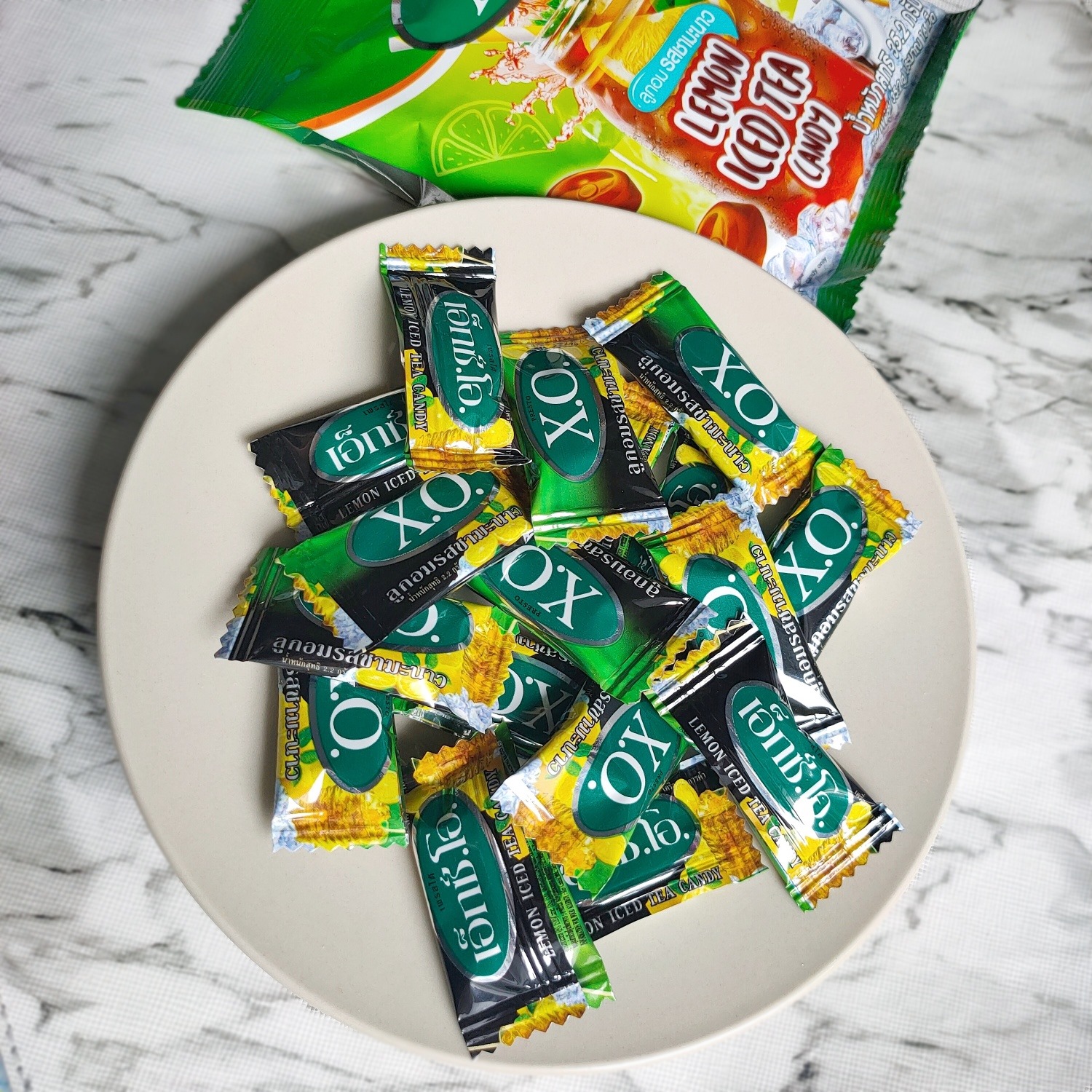 50เม็ด????XO เอ็กซ์โอ ลูกอม รสชามะนาว XO CANDY LEMON TEA - ramruay456 ...