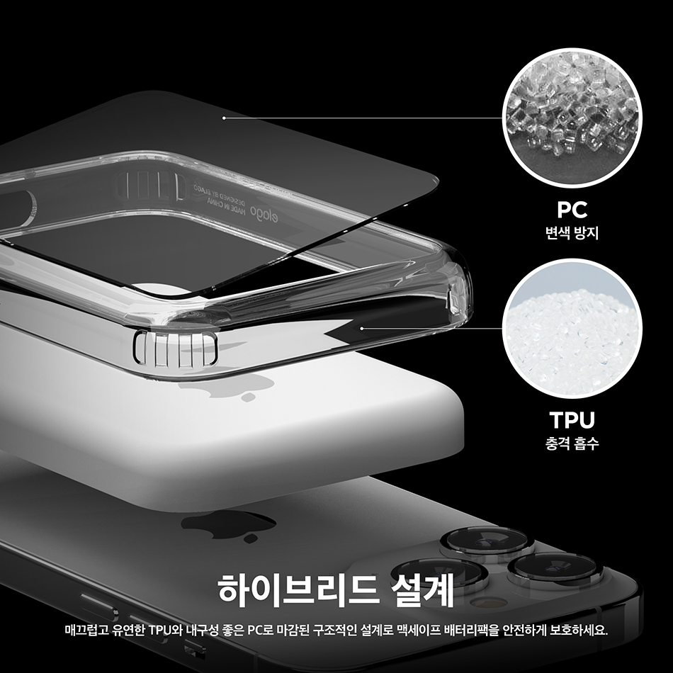 elago MagSafe Battery Pack Transparent Case Hybrid เคสสำหรับใส่ MagSafe ...