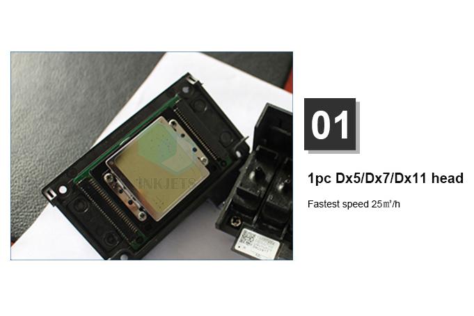 เครื่องพิมพ์ UV Inkjet Printer หัวพิมพ์ xp600 dx11 4 สี เครื่องพิมพ์ ...