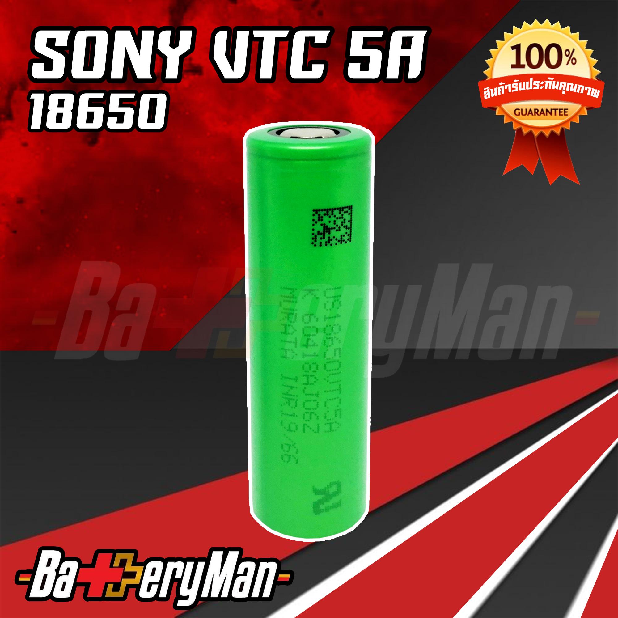 (เเท้100%) (1 ก้อน) ถ่านชาร์จ Sony VTC5A (เเถมปลอกถ่าน1อัน) (ร้าน ...