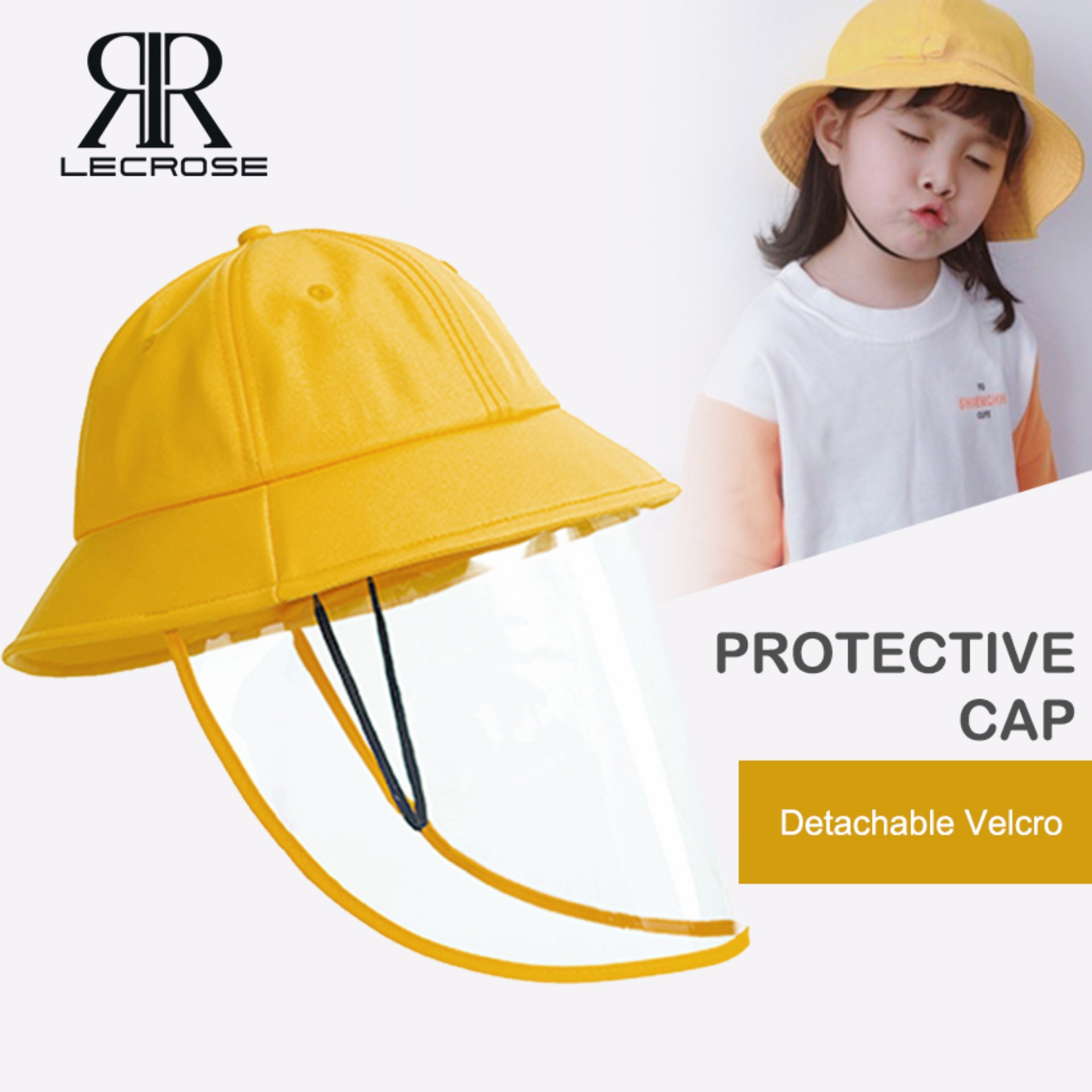 Women's Sun Hat Bucket Hat with Detachable Face Shield Full face ...