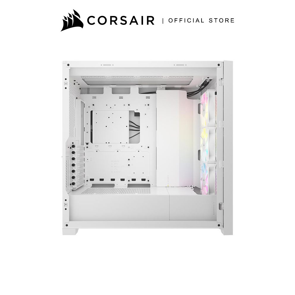 CORSAIR CASE iCUE 5000D RGB AIRFLOW Mid-Tower Case True White - 3x ...