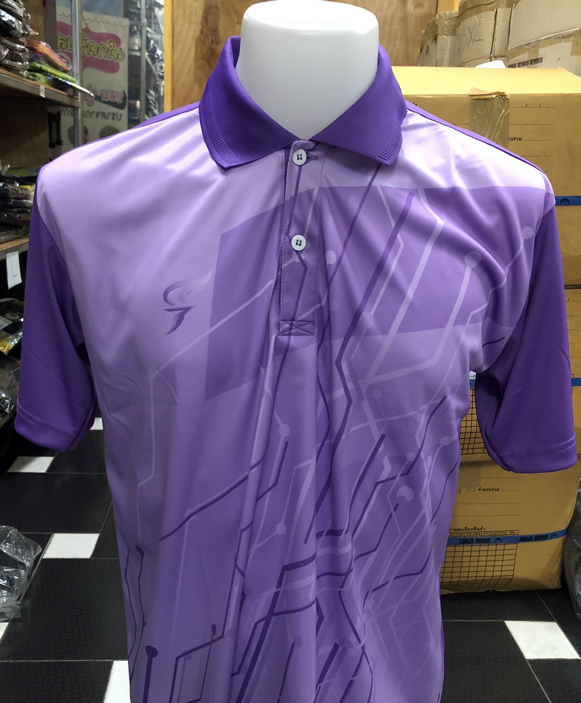 --ลดราคา--- เสื้อคอปก เสื้อกีฬาชาย SA303 เสื้อกีฬาหญิง SA304 SPORT DAY ...