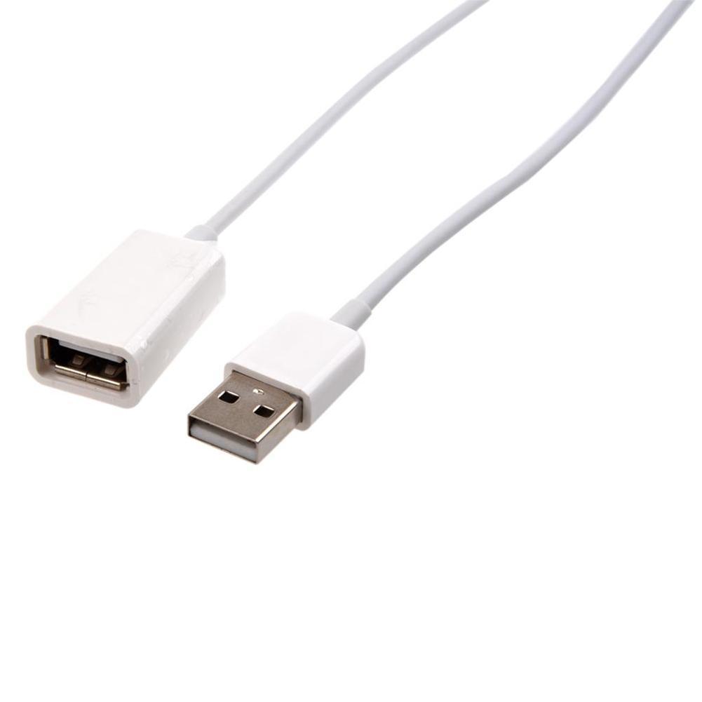 A Usb To Male Female A Extension M/f White Cable Lw 40 F5X4 R7F5 T9A2 ...