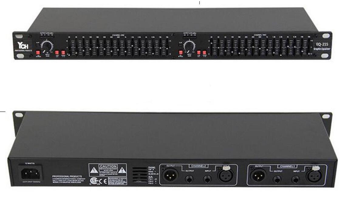 Dual Channel 15-Band Equalizer 1U Rack Mount - intl | Lazada.co.th