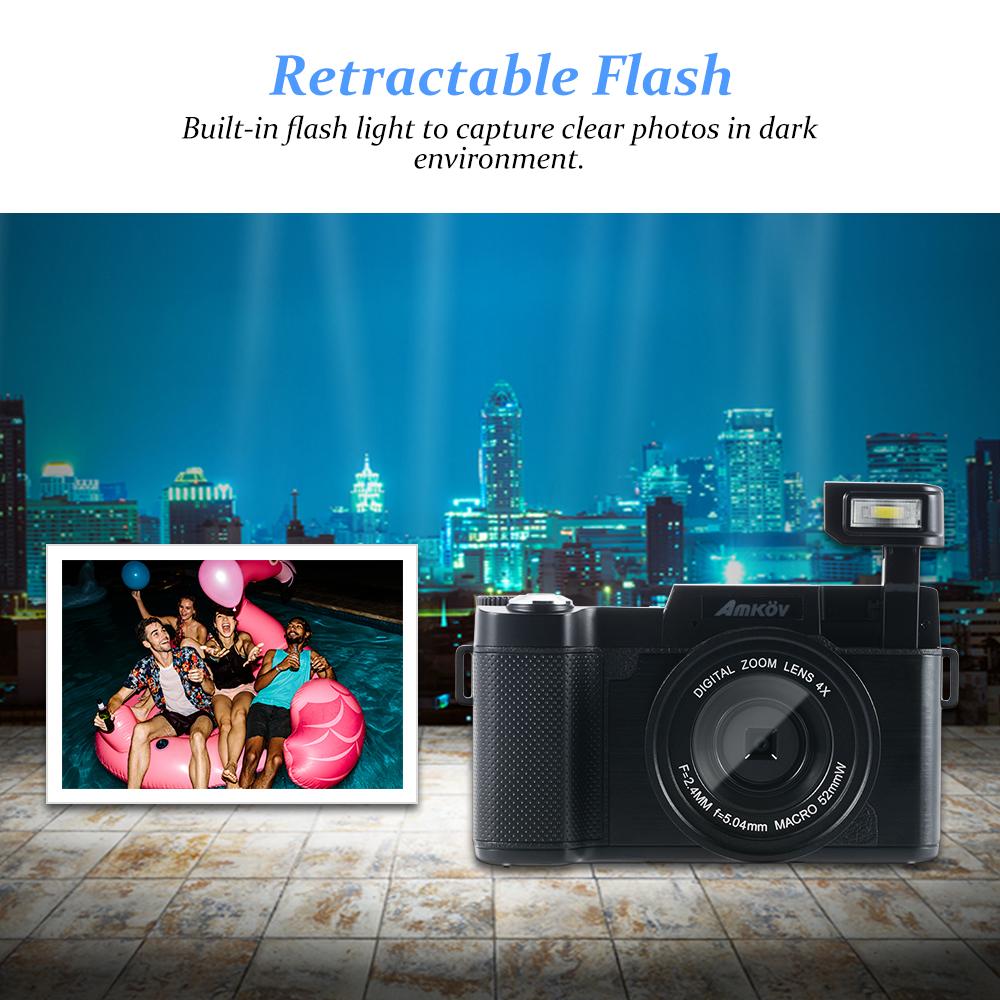 Xcsource กล้องดิจิตอลพร้อมฟิลเตอร์ 3.0 Inch TFT Color LCD Display 24MP ...