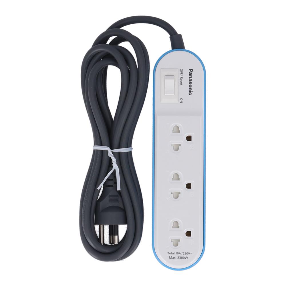 (WOW) PLUG (ปลั๊กไฟ) PANASONIC 3 SOCKET 2 USB PORT 3.0 METER WCHG ...