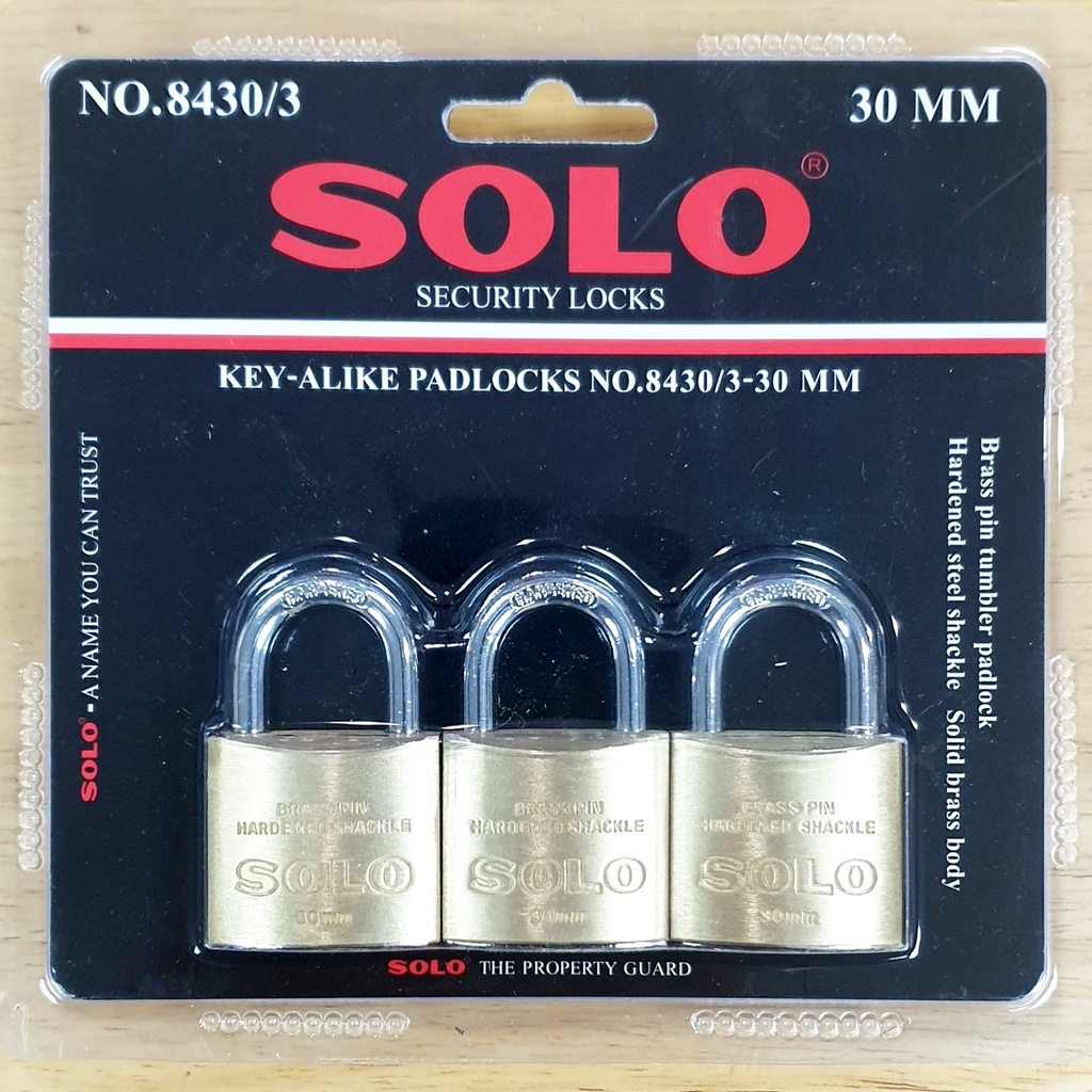 กุญแจ SOLO key alike 25-40 มม. ชุดกุญแจ กุญแจดอกเดียวสามารถไขได้ทั้งชุด ...
