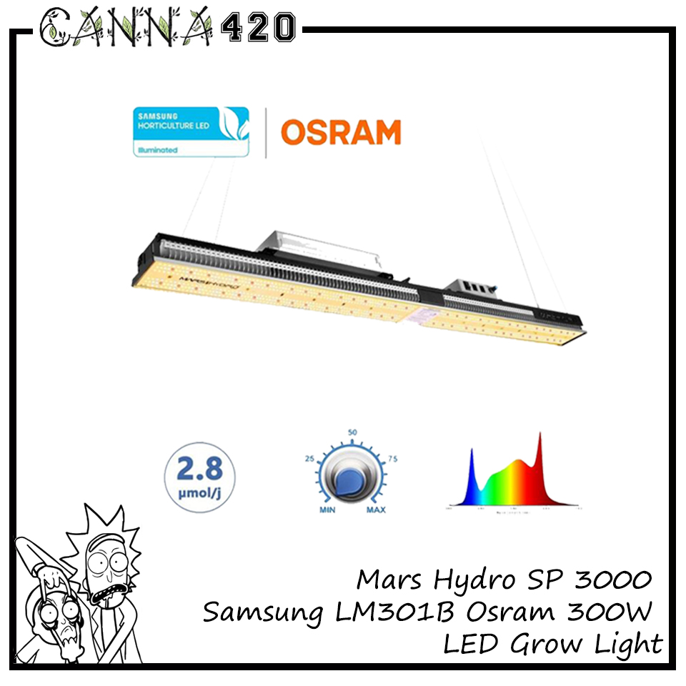 Mars Hydro ไฟปลูกต้นไม้ LED Marshydro Mars SP 3000 LED Full Spectrum ...