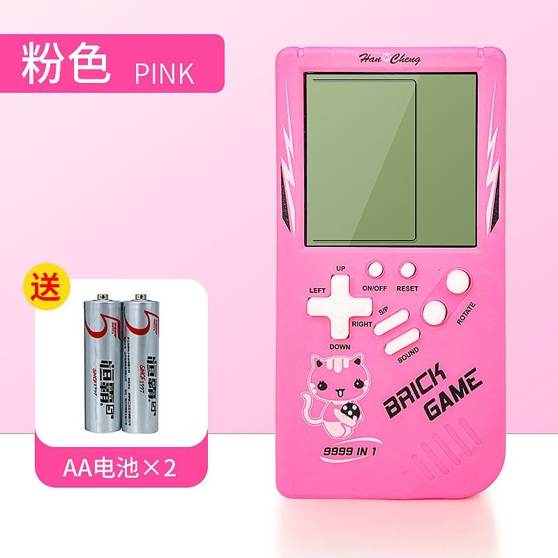 Tetris game machine mini genuine portable handheld console retro big ...