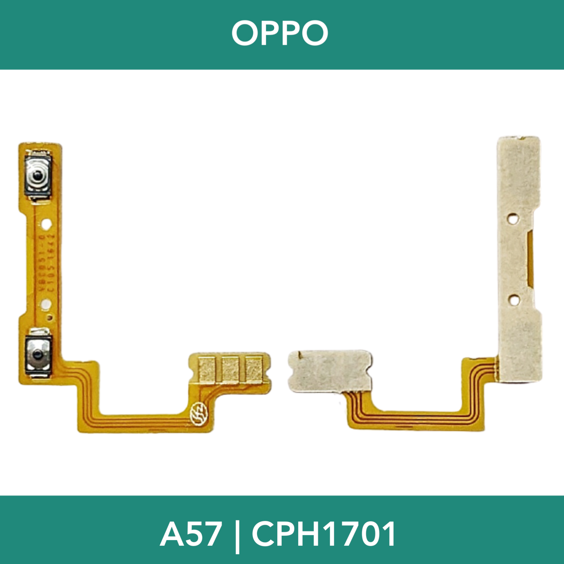 แพรปุ่มเพิ่มเสียง/ลดเสียง | OPPO A57 - CPH1701 | PCB Volume | อะไหล่มือ ...