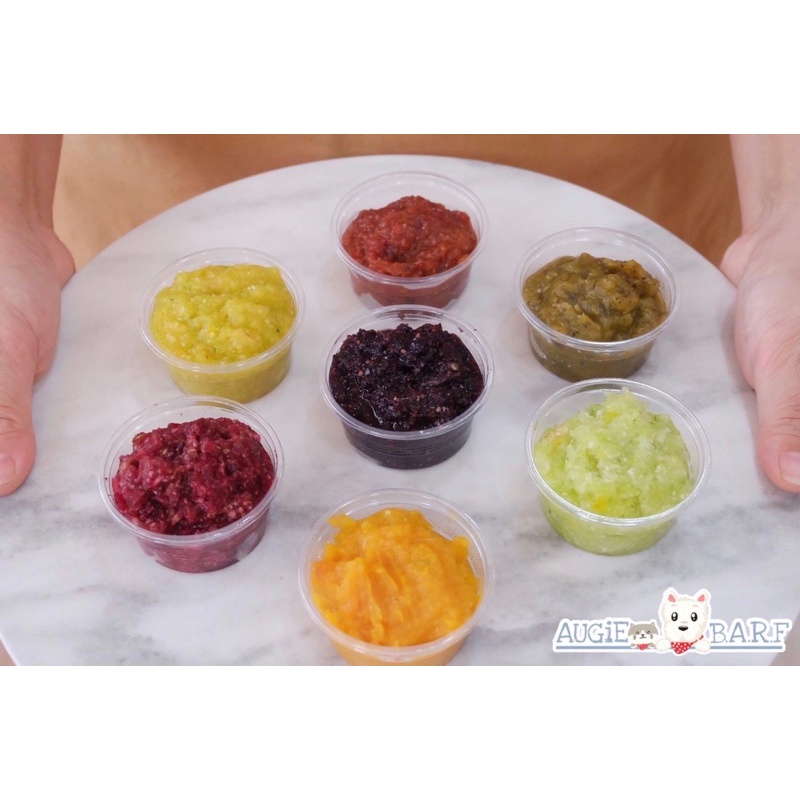 Mini Barf อาหารบาร์ฟสุนัข : สูตรกระต่าย & จระเข้ (500g) - AUGiE BARF ...