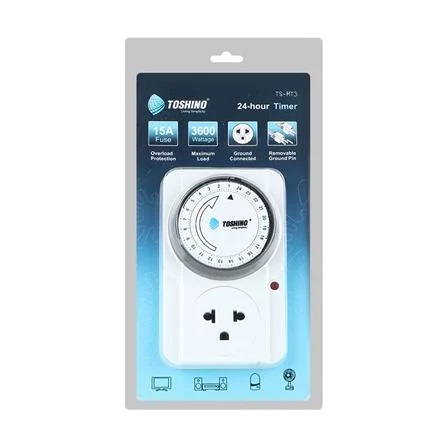 TOSHINO TIMER ปลั๊ก นาฬิกาตั้งเวลา รุ่น TS-MT3 แบบ 24 ชั่วโมง | Lazada.co.th