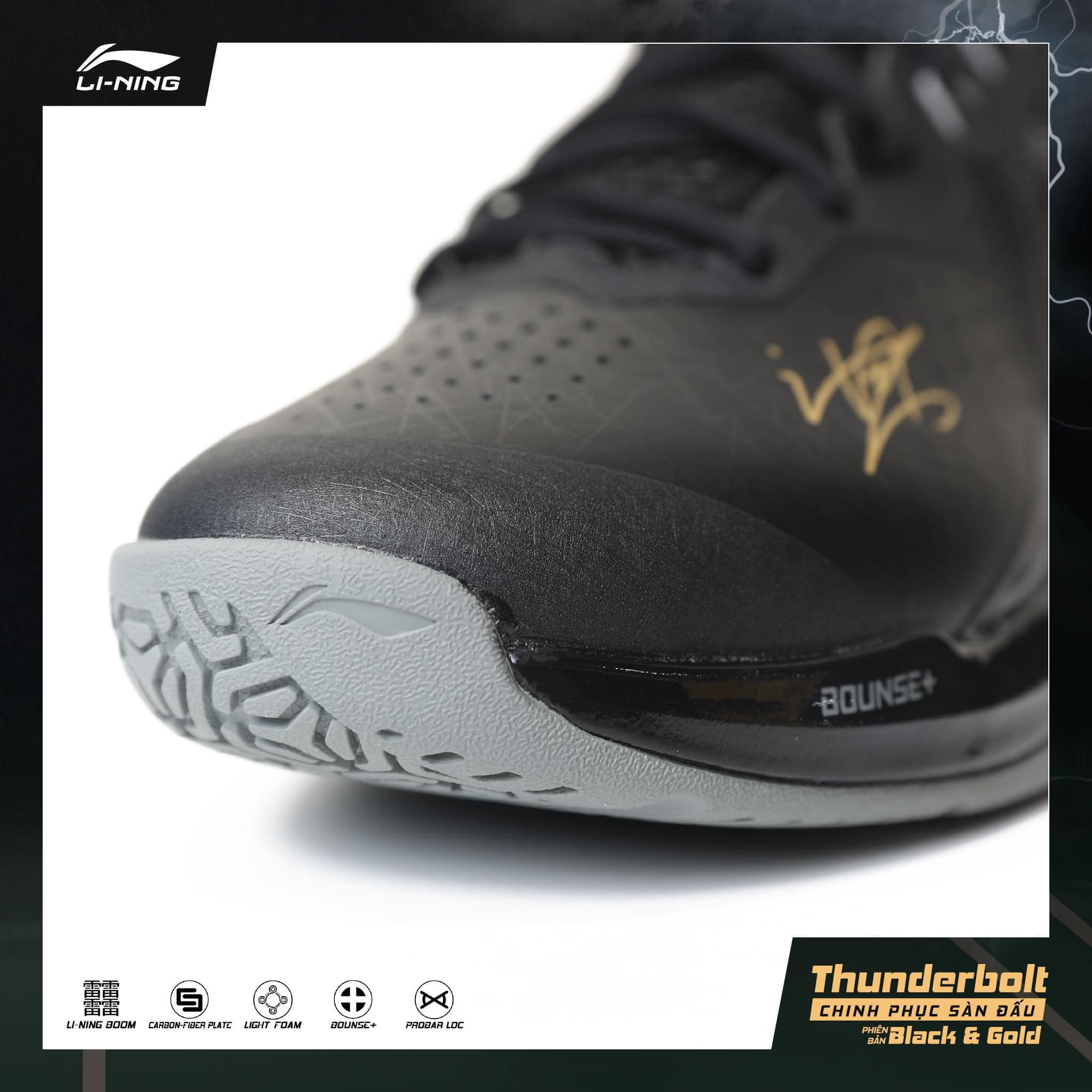 LINING Thunder Chenlong BOLT AYAS034-1 - MamMoth Badminton Shop - ThaiPick