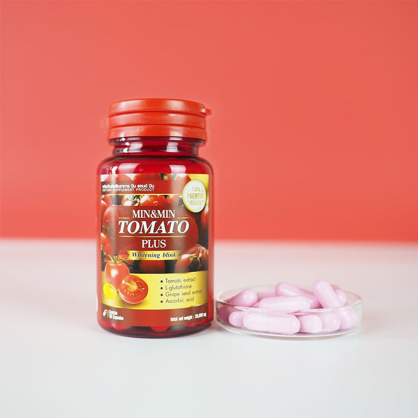 มิน & มิน โทเมโท พลัส Min & Min Tomato Plus มินมิน กลูต้าเพียว กลูต้า ...