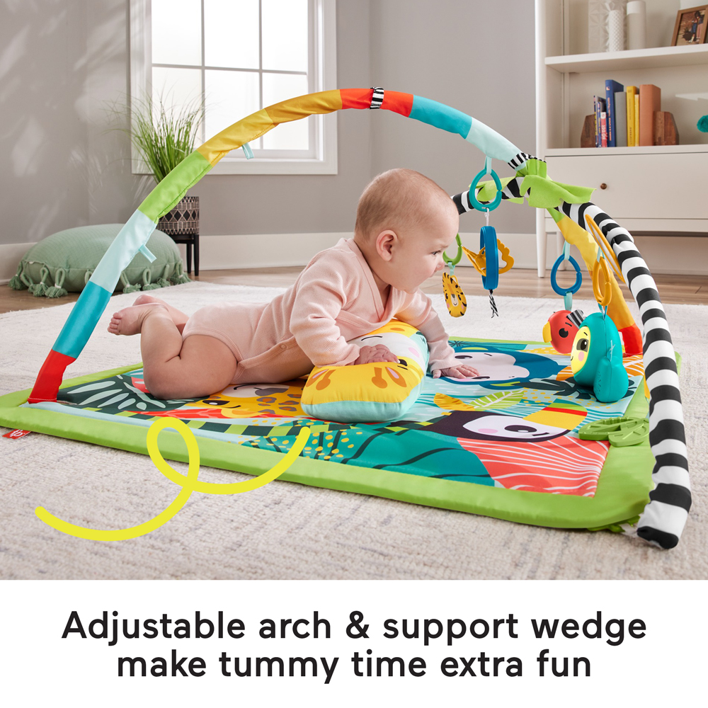 Fisher-Price 3-in-1 Rainforest Sensory Gym ฟิชเชอร์ไพรซ์ เพลย์ยิม 3 อิน ...