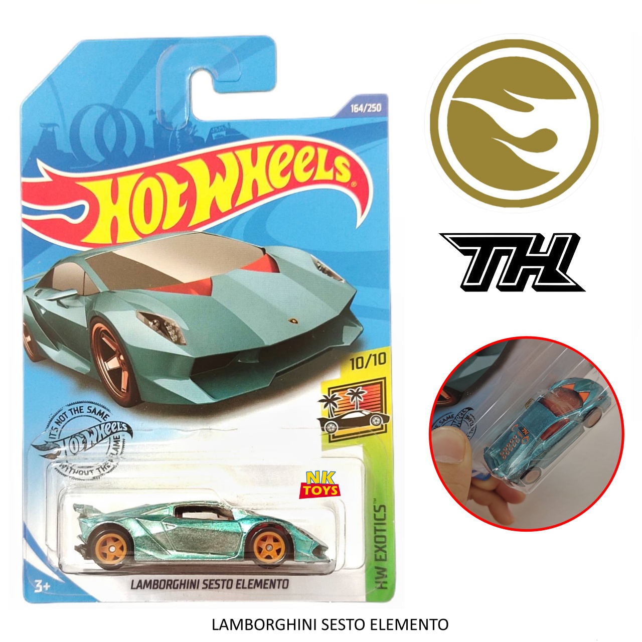 โมเดลรถเหล็ก Hotwheels รุ่น LAMBORGHINI SESTO ELEMENTO ลิขสิทธิ์แท้ ล้อ ...