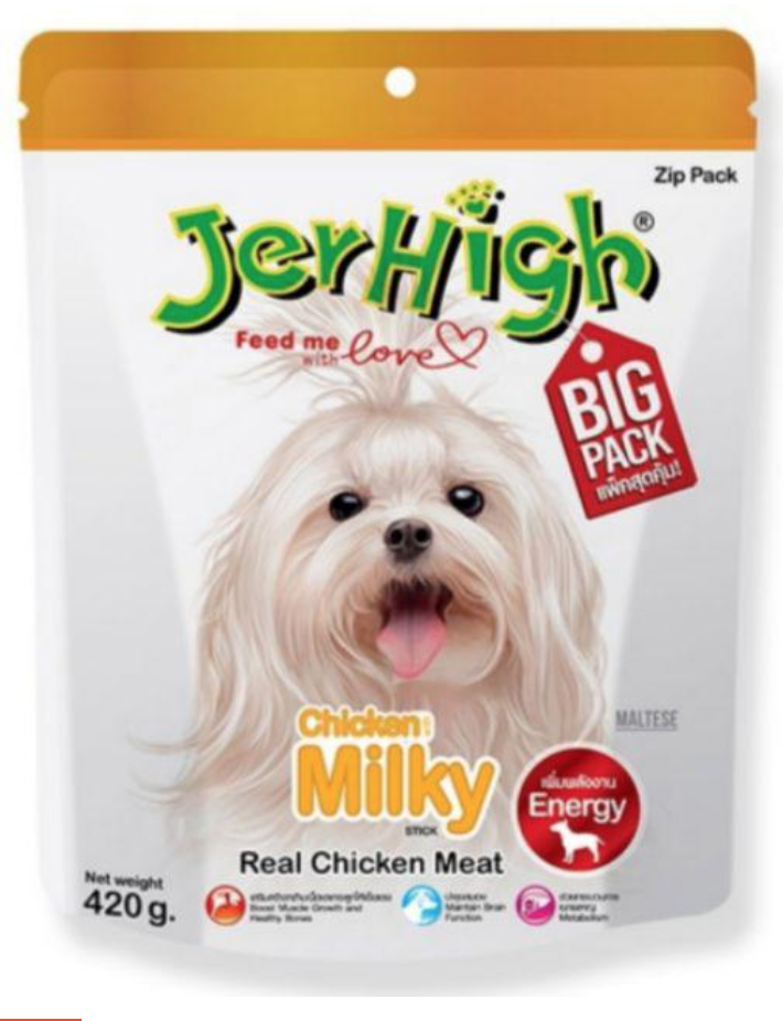 Jerhigh Snack ขนมสุนัข 400g เจอร์ไฮ Stick แท่งนิ่ม Big Pack | Lazada.co.th