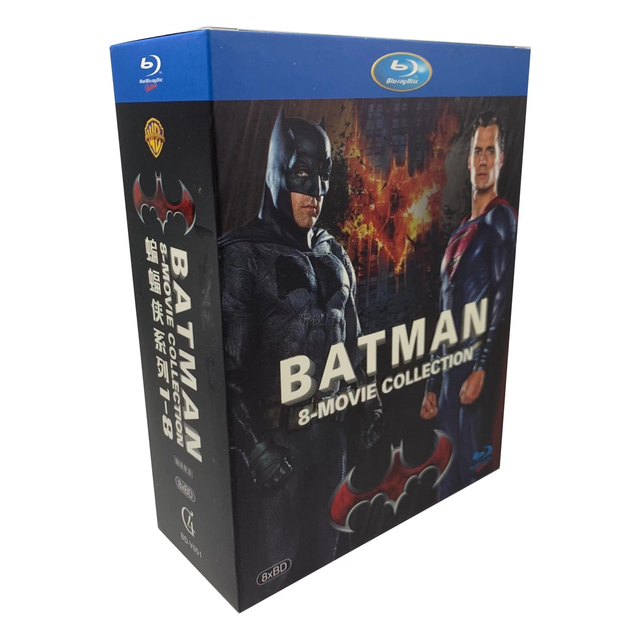 Blu-ray ultra-high-definition movie Batman 1-8 set collection BD disc 8-disc box 💥 Popular Film ...