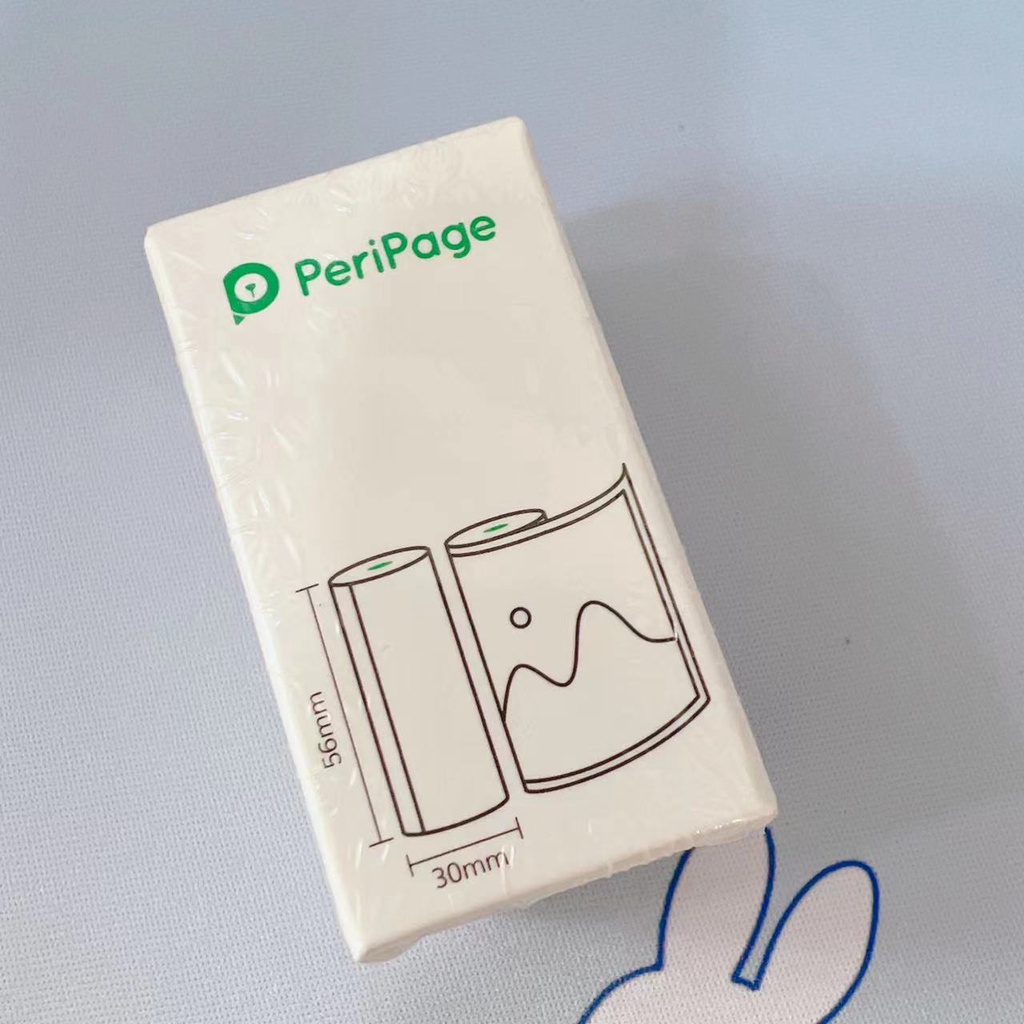 RJ Peripage กระดาษสติ๊กเกอร์ A6 A8 A9 A9S max A9S a9 pro a6s เเบบใส ...